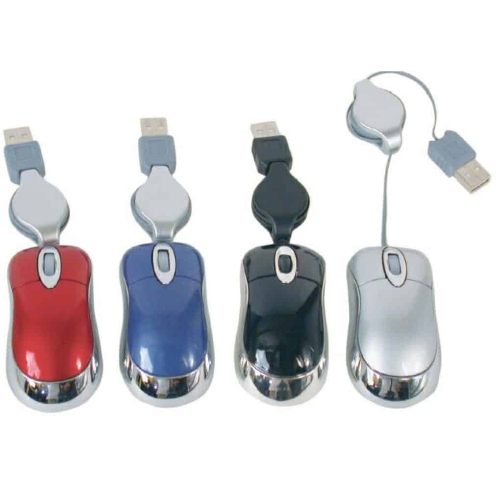 Mini Chrome Trim Mouse – Branded Mice